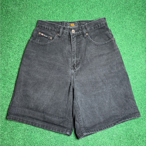 Route 66 | Shorts | Vintage Y2k Route 66 Womens High Waisted Jorts Black 78 26x Denim Shorts ...